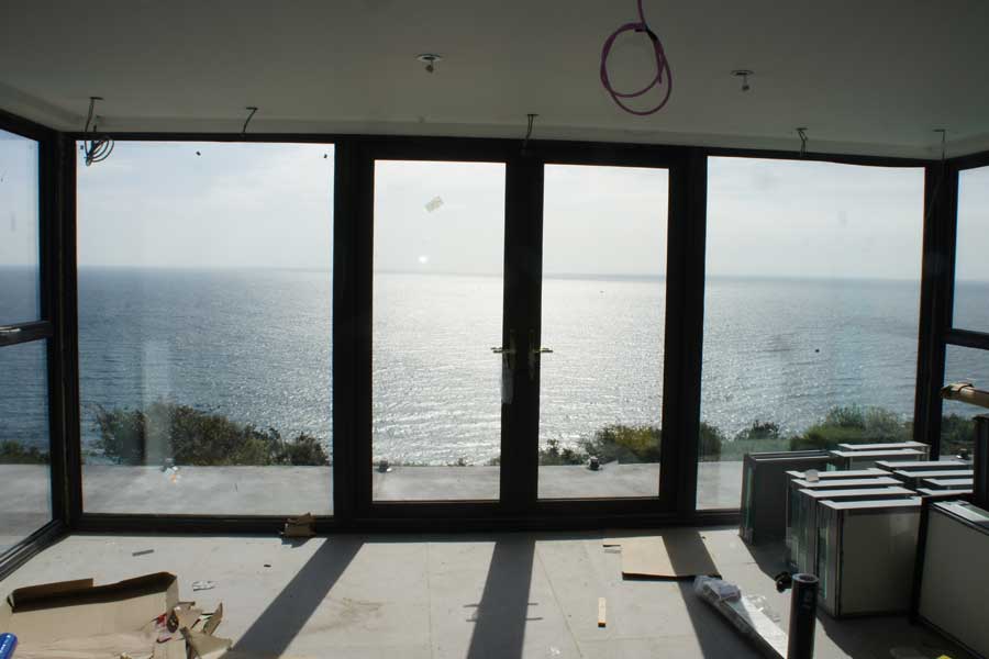Sea Road Aluminium Windows in Cornwall - Holmbush Windows
